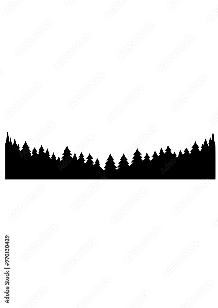 Pine Tree SVG, Forest Tree SVG, Mountain Forest SVG, Plant SVG, Sunset ...