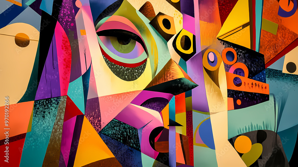 Infuse traditional street art elements with a modern twist utilizing ...