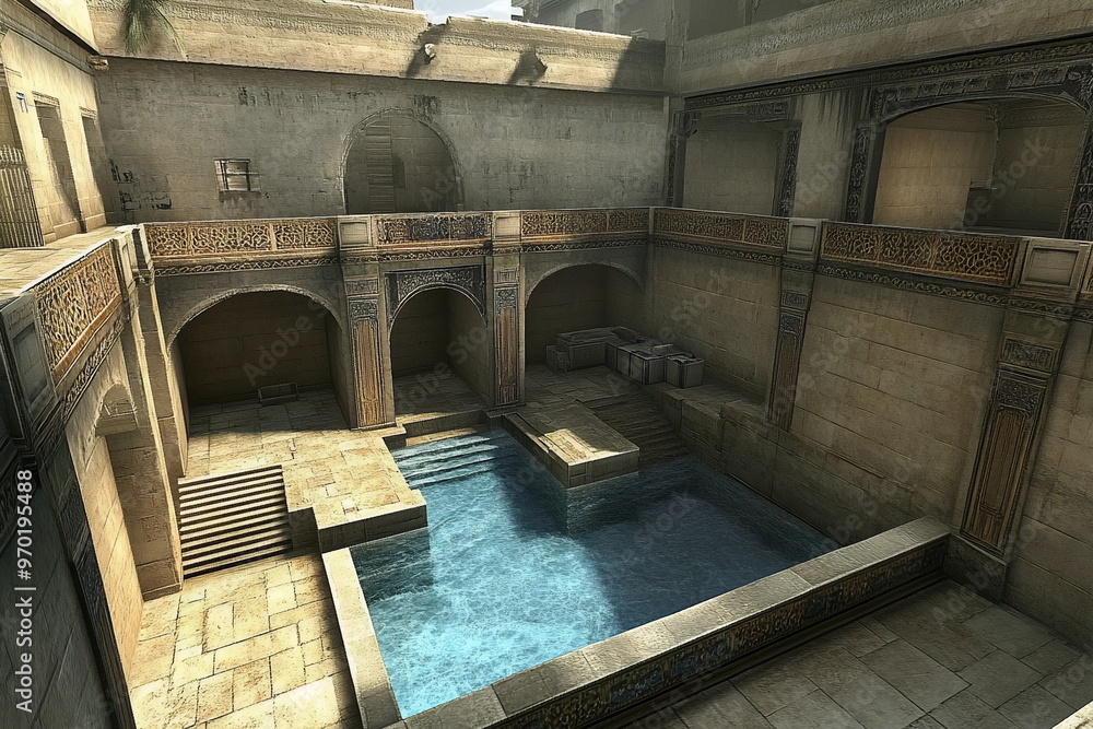 Fictional tense battlefield with armed players, smoke grenades, and ...