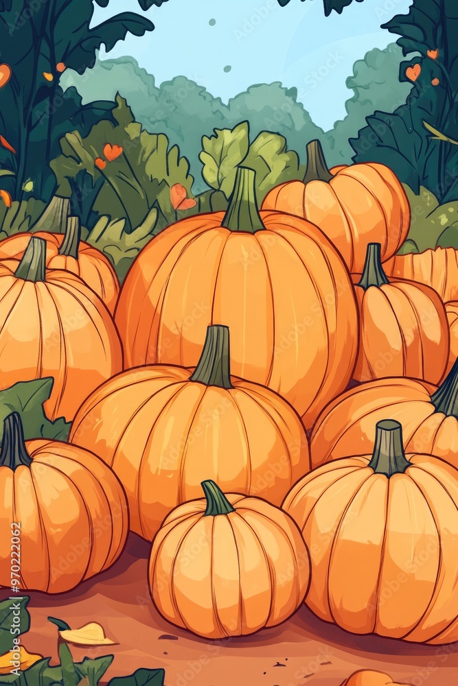 Count the Pumpkins A fun game for kids featuring a 2D cartoon ...