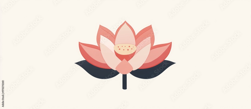 Lotus Flower As A Religious Symbol Sacred Light Emblem Lotus As ...