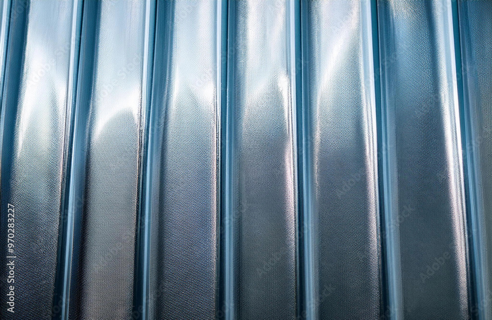 shiny galvanized corrugated steel sheet roofing metal plate cladding ...