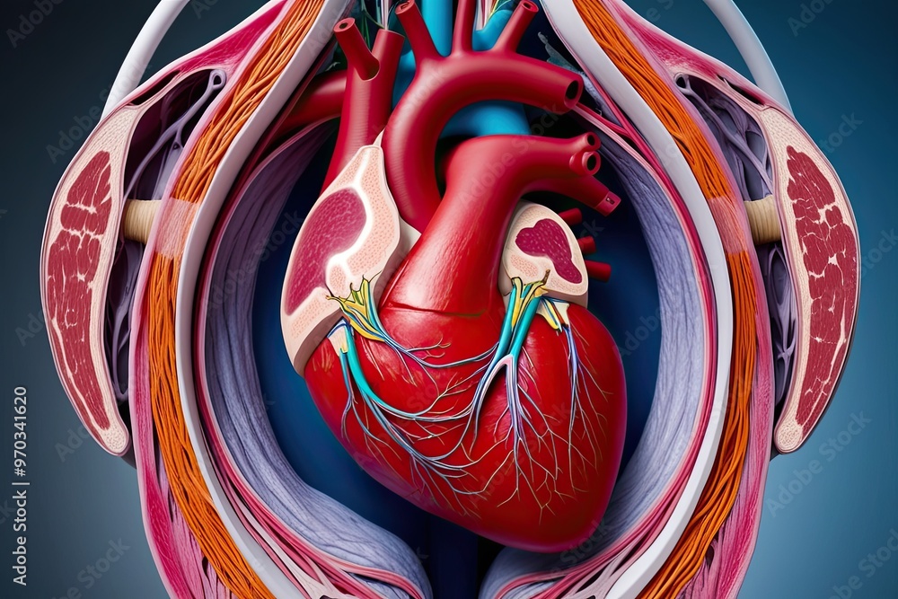 Comprehensive Interactive Diagram of Human Heart Anatomy in the ...