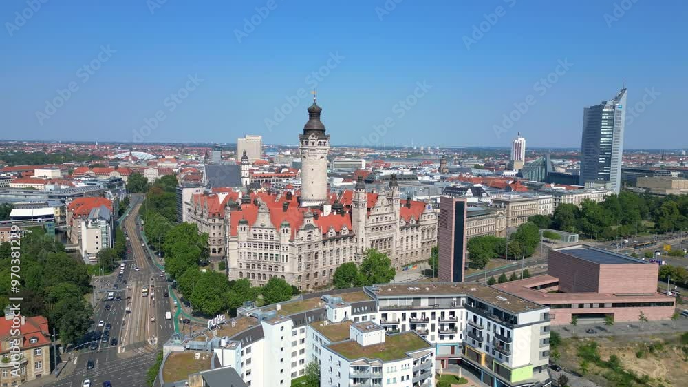 leipzig new city hall, a stunning example of german renaissance ...