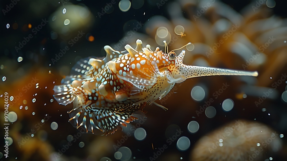 Cone snail harpooning fish, venom injection visualized: A cone snail ...