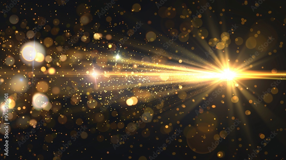 27. A vector illustration of flashing lights with a glow sparkle effect ...