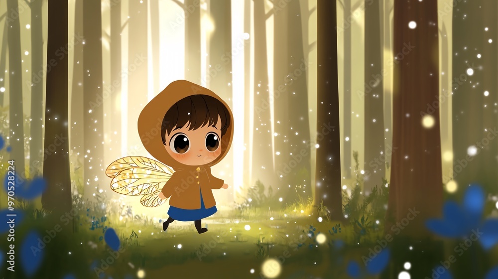 Enchanting Chibi Fairy Tale Character Bringing Magic to Life in a ...