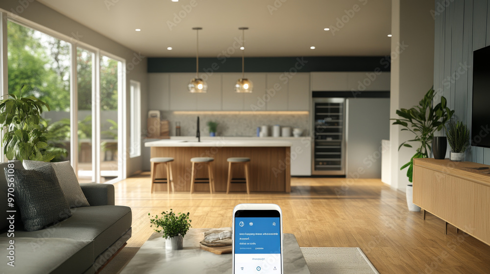 Creating a smart home system with internet-connected devices. Setting ...