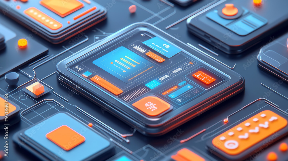 Creating mobile apps involves designing the look and feel,testing how ...