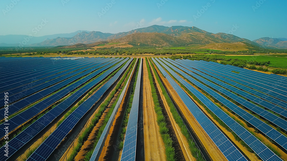 A solar park is a vast expanse of land equipped with solar panels to ...