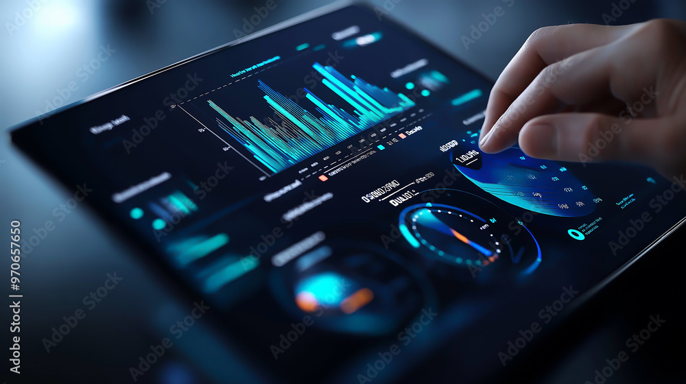 Sleek Medical Chart with Subtle Grid and Accent Color for Clean Data ...