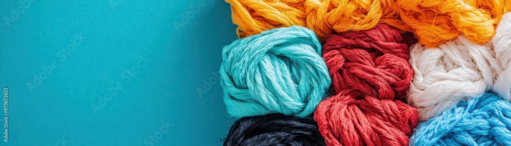 Close-up of synthetic clothing fibers contributing to microplastic ...