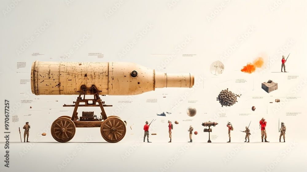 Visual Timeline of Gunpowder s Evolution in Warfare From Cannons to ...