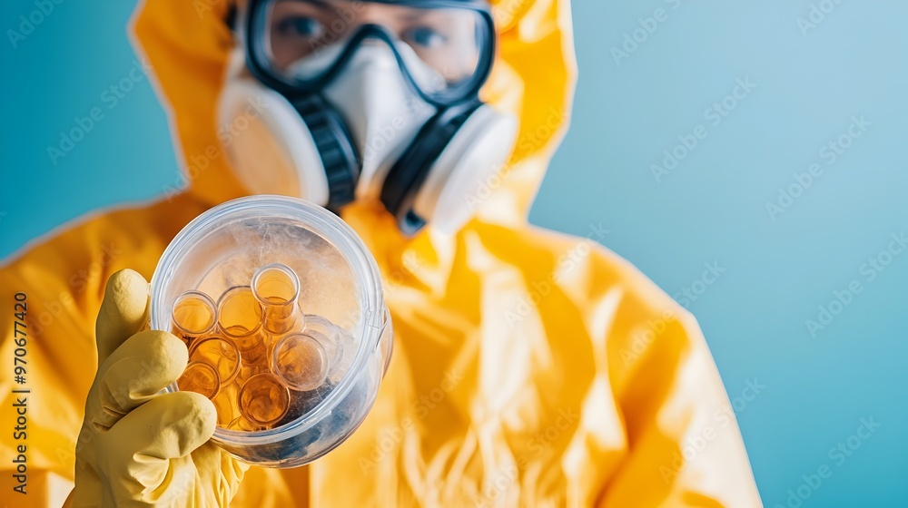 Waste Management Professionals Securely Destroying Toxic Chemicals ...