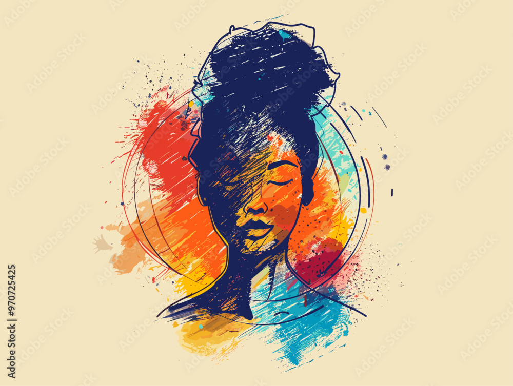 Digital Identity Verification: A Stylized Profile Icon Embracing the Future of Online Security ...