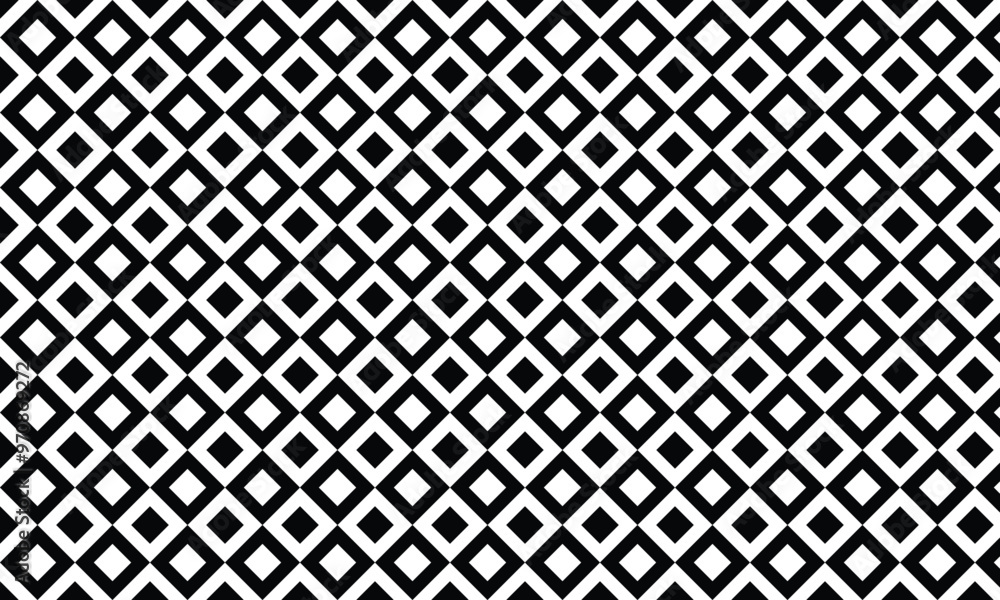 Interlocking diamond pattern with repeating shapes, creating a bold and ...