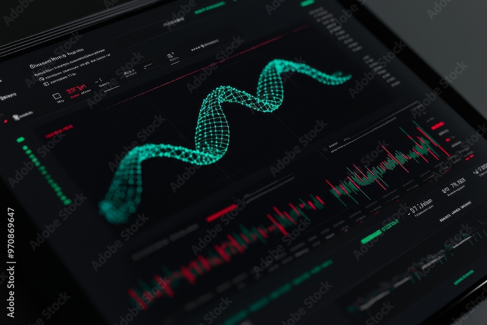 Analyzing the obtained data with the help of a graphical user interface ...