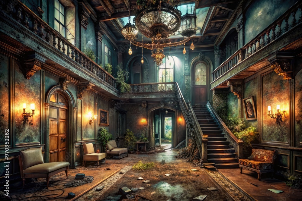 A creepy abandoned mansion undergoes a renovation, revealing eerie ...