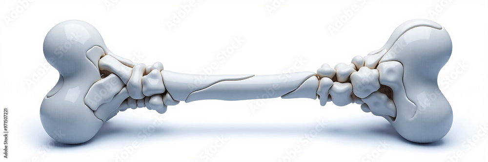 High-Resolution 3D Bone Structure Visualization for Medical, Orthopedic ...