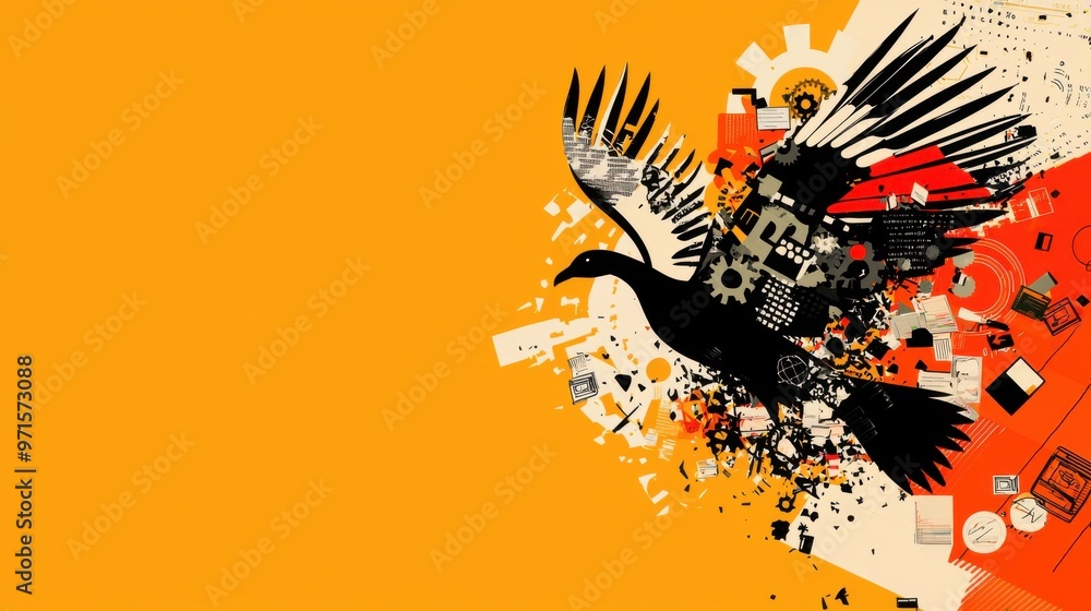 Phoenix of Innovation: A phoenix rising from a pile of broken economic ...