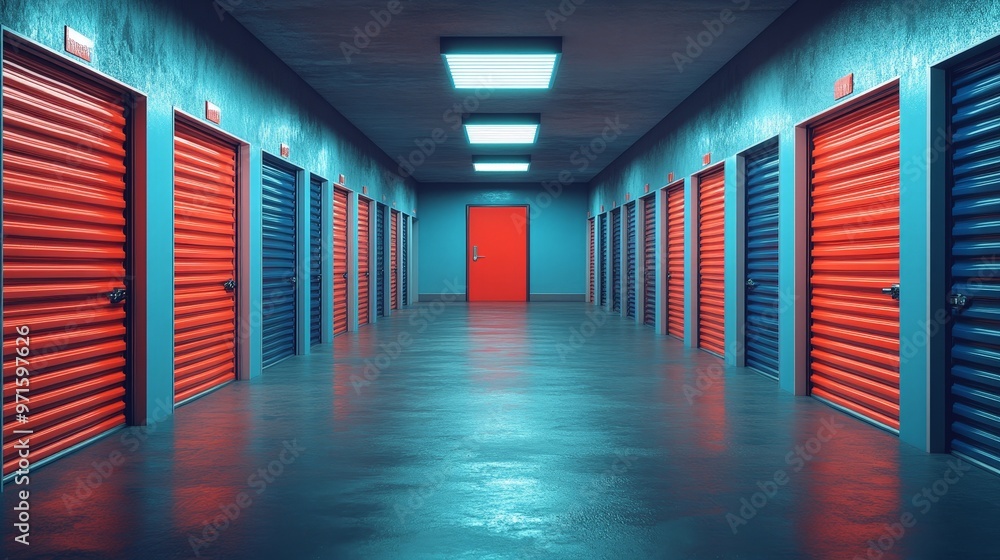Red and Blue Storage Units A Perspective of Isolation and Containment ...