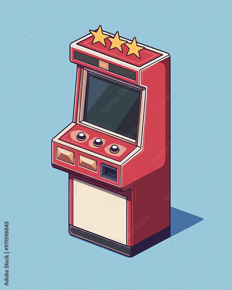 Bringing memories of 8-bit gaming and pixelated graphics to life, this retro arcade cabinet ...