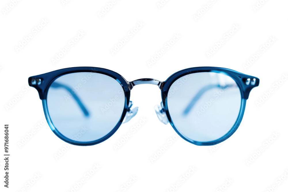 Browline spectacles isolated with clear background in ultra HD ...