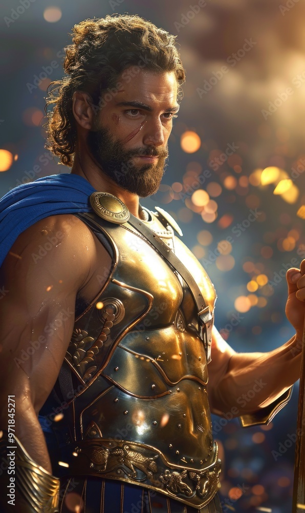Ares, god of war in greek and roman mythology, embodying combat and ...
