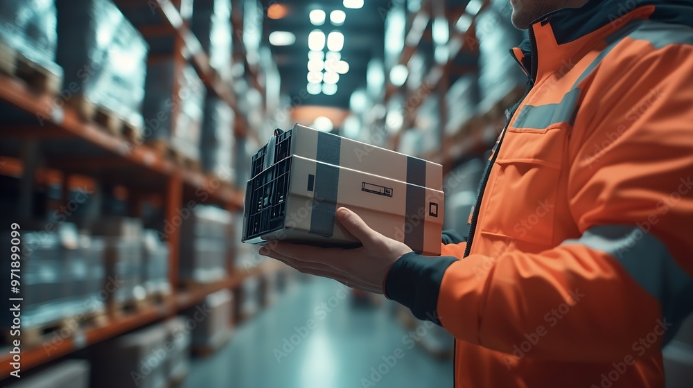 Air Delivery Service Hand hold UI interface 2024 technology AR ...