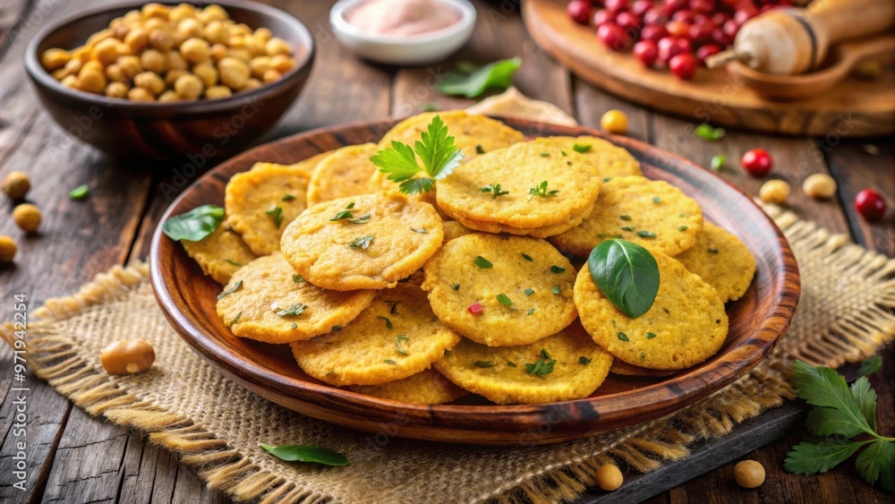 Delicious Sev Indian snack food made from chickpea flour, Sev, Indian ...