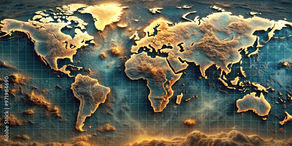 Sci-fi displacement map for creating intricate textures, technology ...