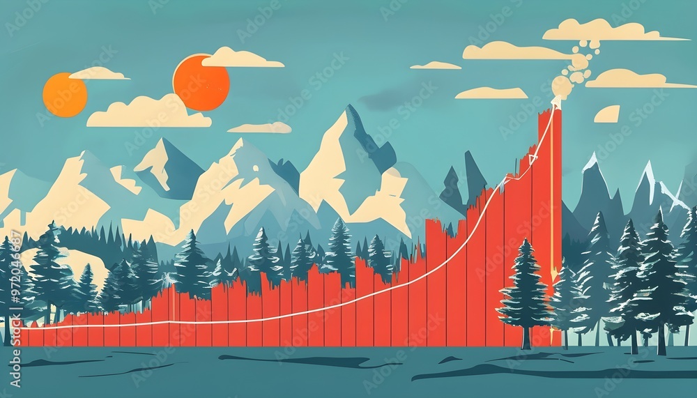 Animated timeline depicting the evolution of global warming over the ...