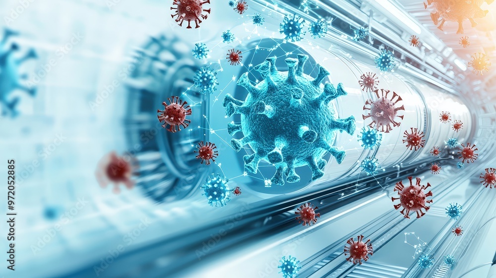 Diagram showing the safe handling and transportation of infectious ...