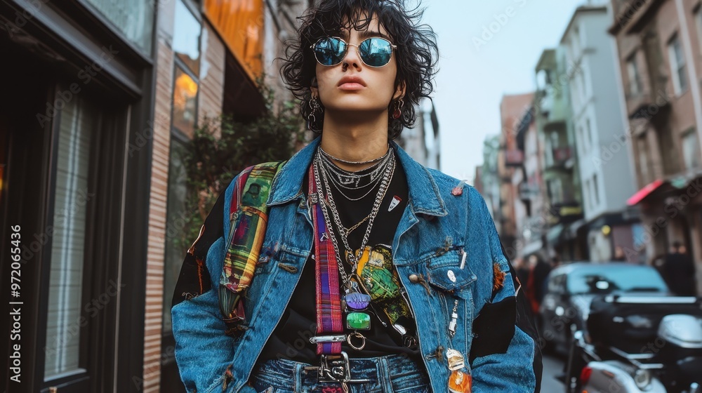 Fashion Forward: Gender-Fluid Retro Street Style in Y2K Revival Look ...