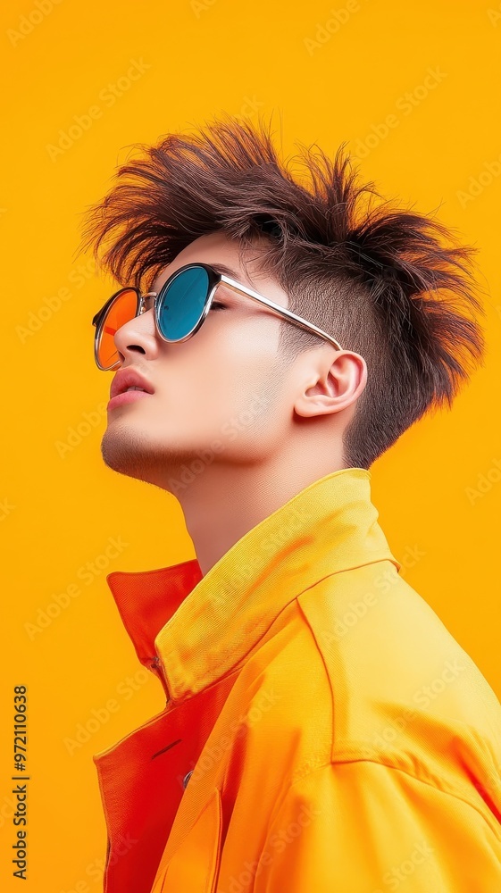 Asian men experimenting with trendy makeup looks, including striking ...