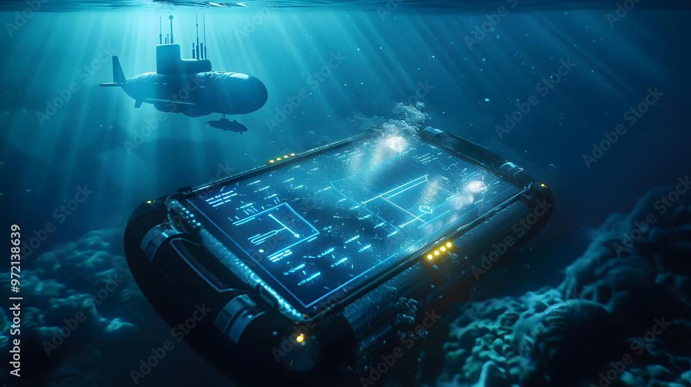 Undersea Odyssey: Navigating the Oceans Labyrinth with Glowing Guidance ...