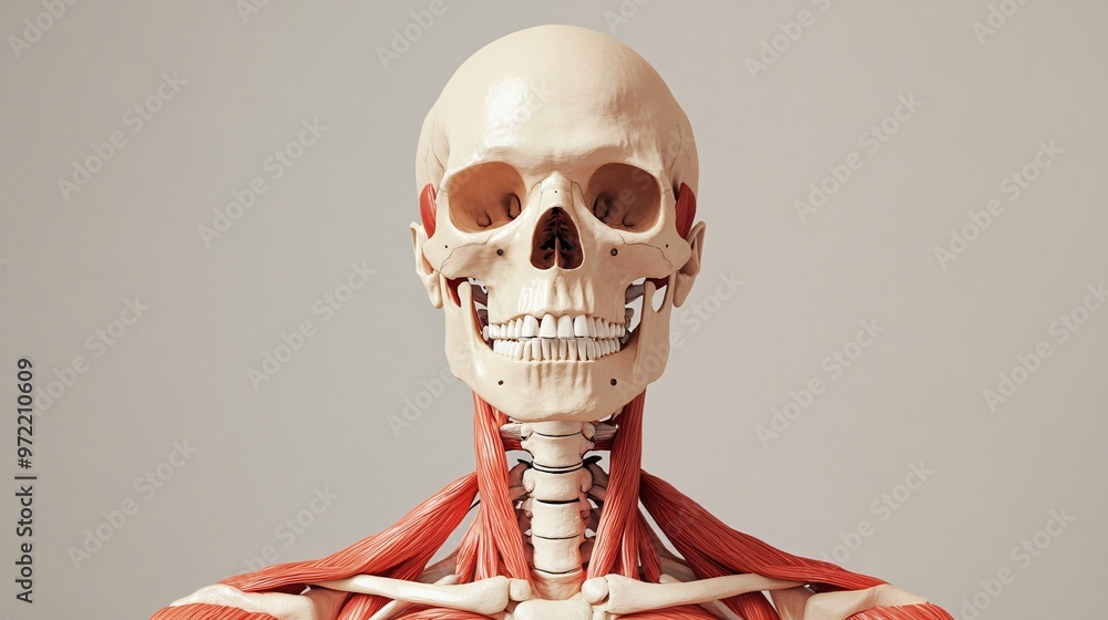 Human skeleton diagram with labeled bones in an educational and ...