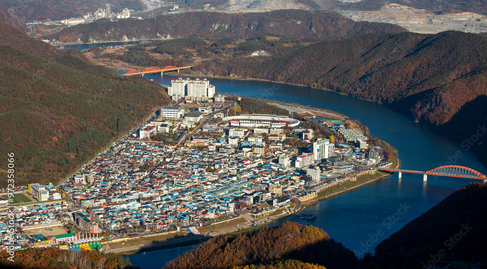 Danyang-eup, Danyang-gun, Chungcheongbuk-do, South Korea - November 3 ...