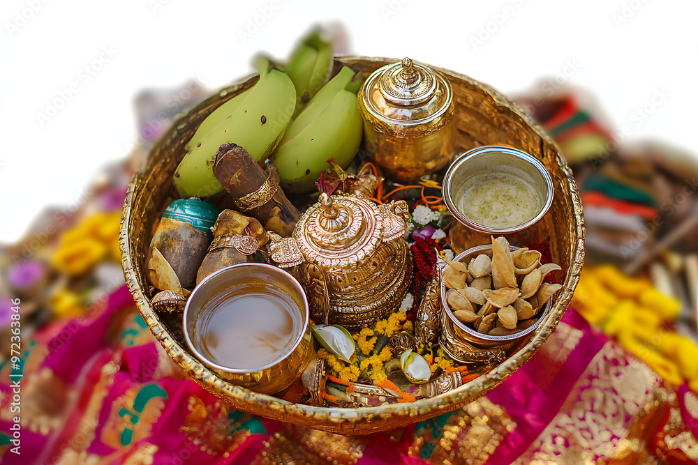 Indian hindu wedding ceremony traditional items, lords Stock ...