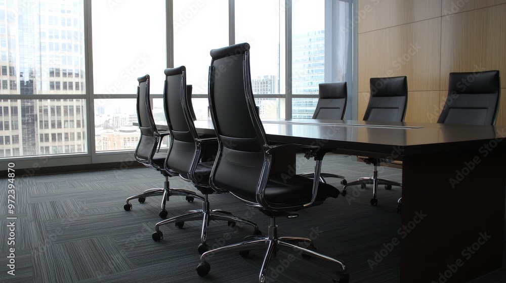 Meeting Room with Tension and Awkward Silence Among Team Members Stock ...