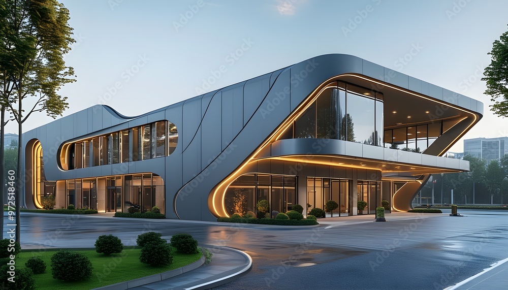 Contemporary Fire Station Merging Innovative Architecture with ...