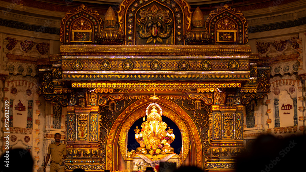 Shreemant Dagdusheth Halwai Ganapati during Ganesh Festival in Pune ...