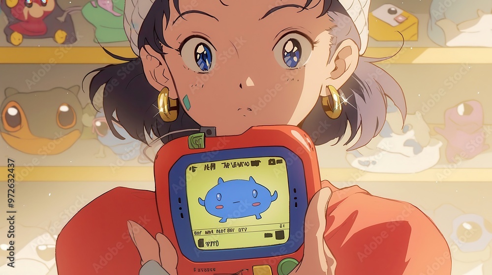 Tamago Playtime, Animated teens joyfully engaging with their ...