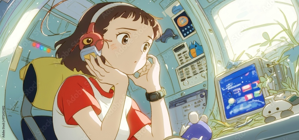 Tamago Playtime, Animated teens joyfully engaging with their ...