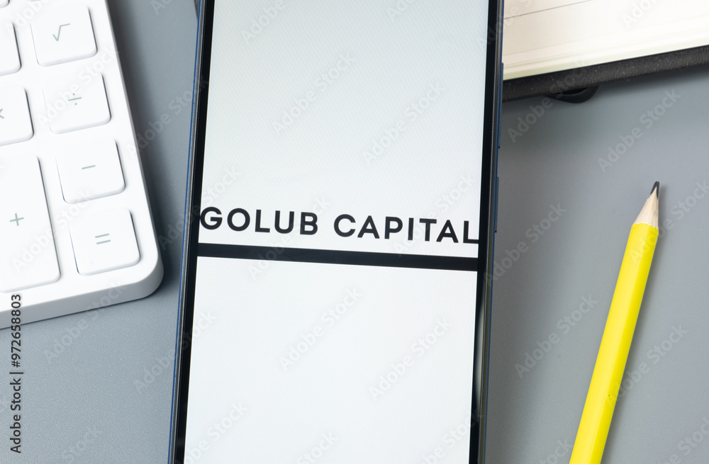 New York, USA - 30 August 2024: Golub Capital Logo on Phone Screen ...