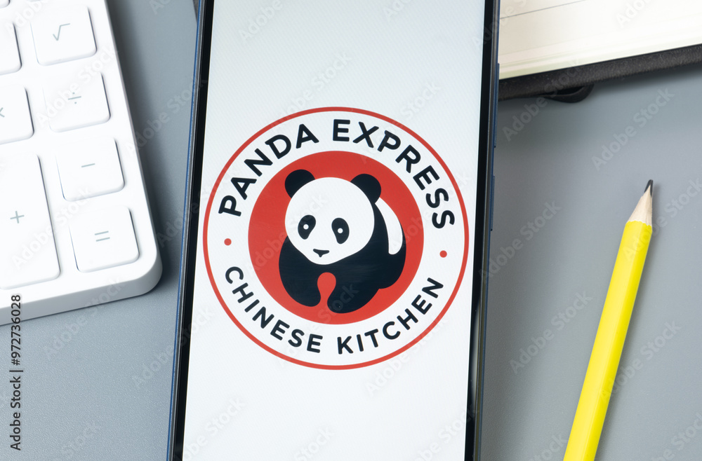 New York, USA - 30 August 2024: Panda Express Logo on Phone Screen ...