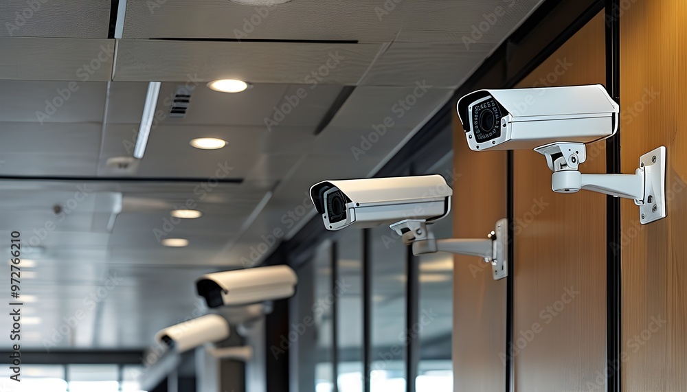 Comprehensive surveillance system with CCTV cameras installed on ...