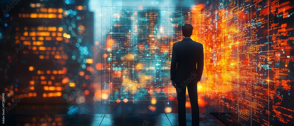 A 3D illustration of a business leader making impactful decisions based ...