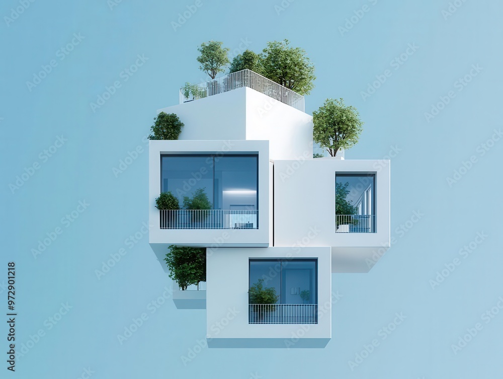 High-tech modular buildings, engineered to be stacked vertically ...