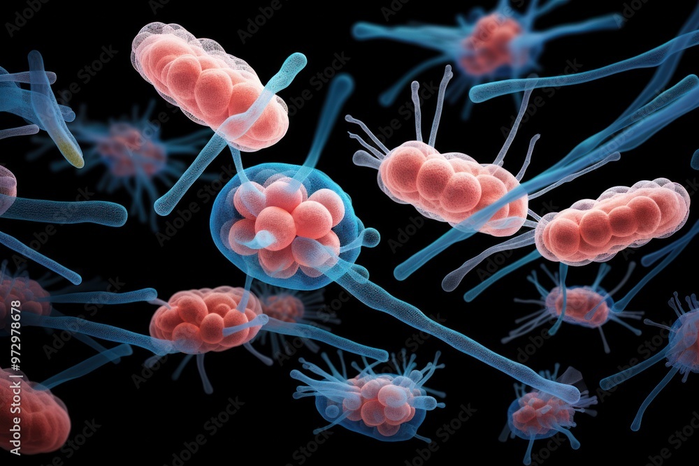 A fascinating glimpse into the microscopic world of Bacillus subtilis ... A fascinating glimpse into the microscopic world of Bacillus subtilis ...